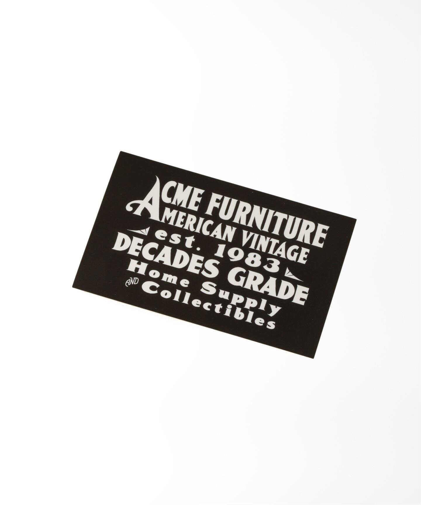 ACME STICKER BLACK ステッカー（ステーショナリー）｜ACME Furniture（アクメ ファニチャー）の通販 ...