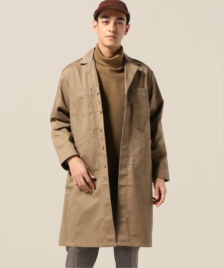 【UNIVERSAL OVERALL】SHOP COAT（ステンカラーコート）｜JOURNAL STANDARD FURNITURE ...