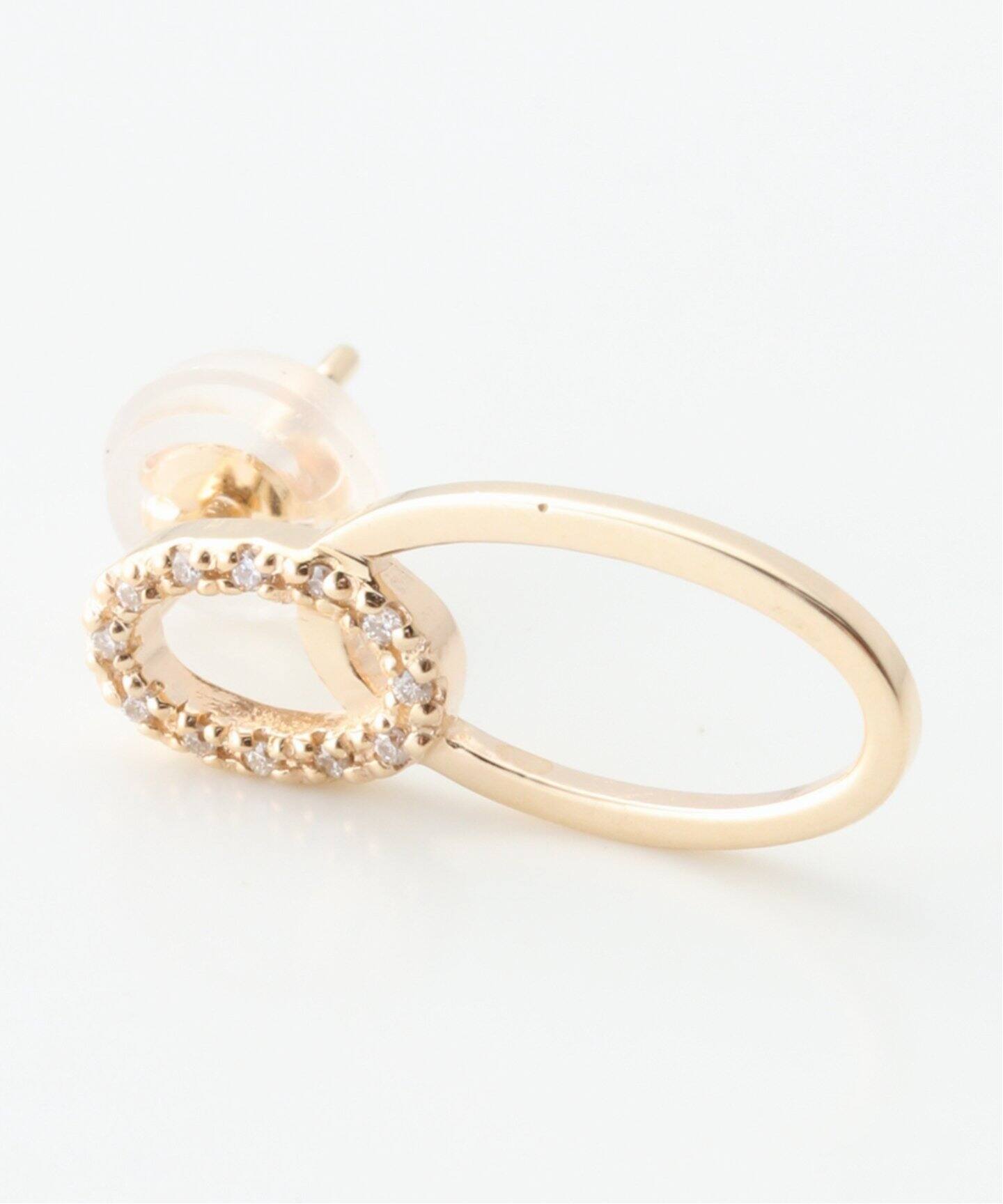 ダイヤダブルサークルモチーフピアス K10（ピアス（両耳用））｜Lilas（リラ）の通販｜BAYCREW’S STORE