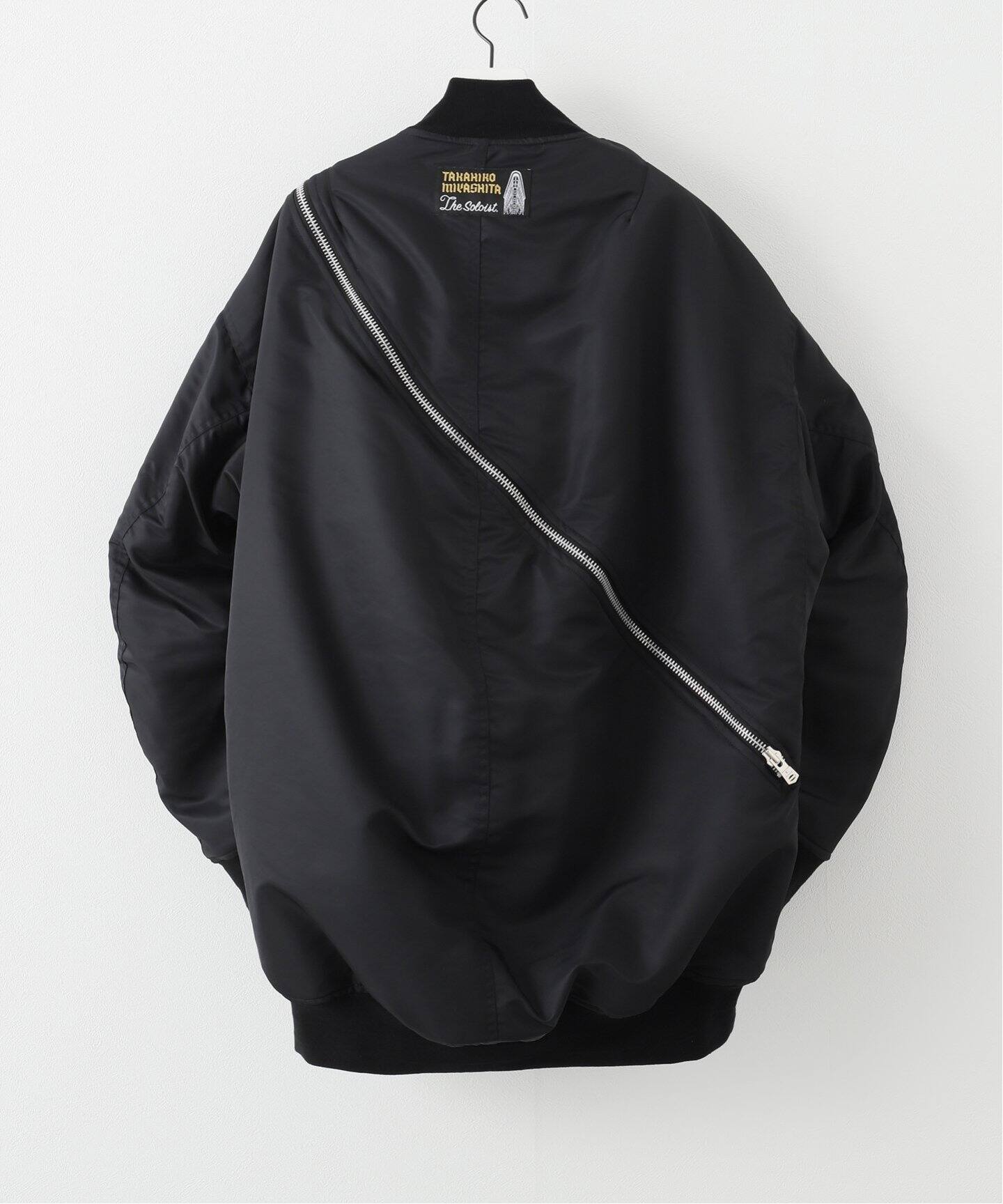【TAKAHIROMIYASHITATheSoloist.】DOUBLE ZIP BALLOON SHAPED BOMBER（ミリタリー ...