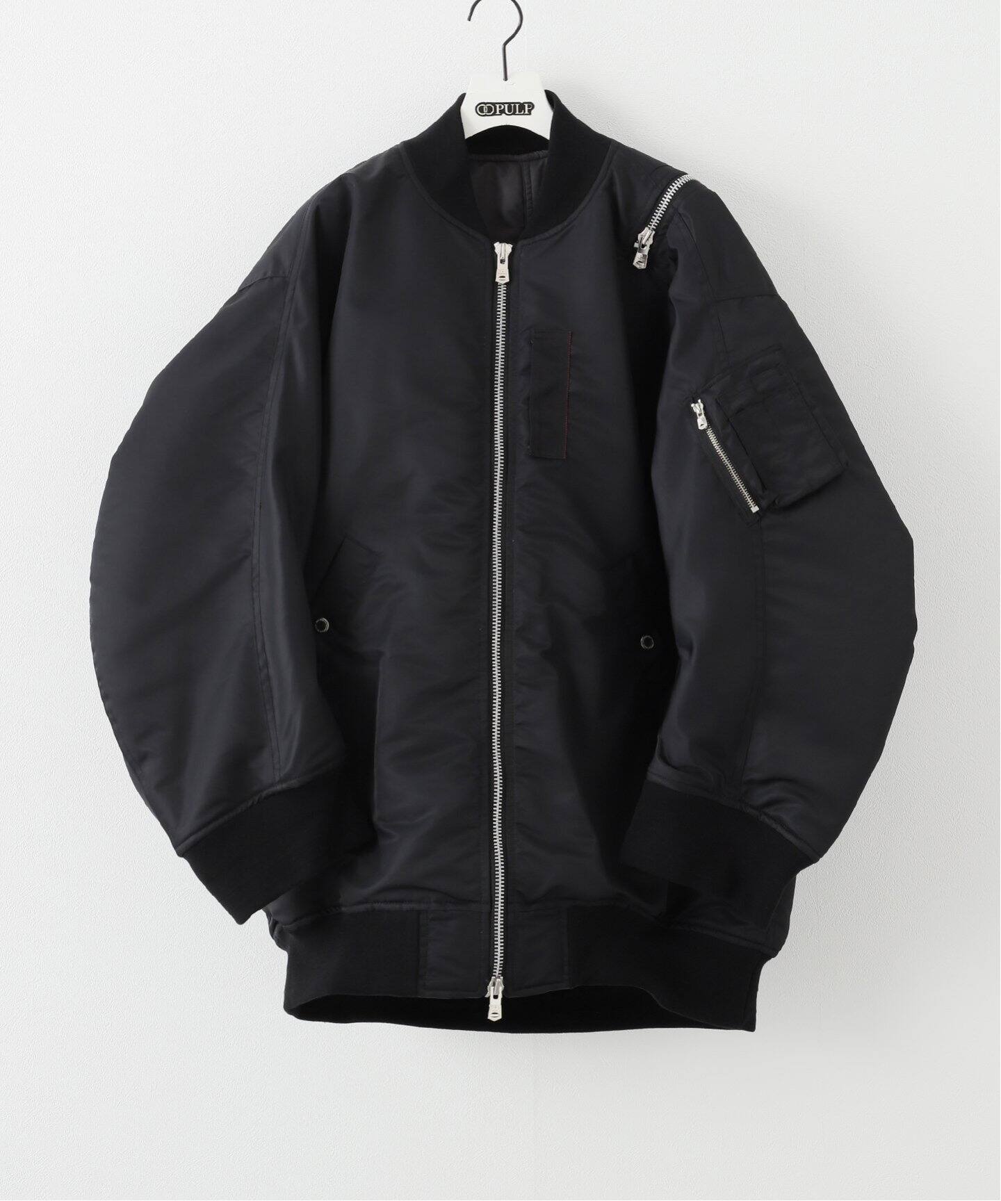 【TAKAHIROMIYASHITATheSoloist.】DOUBLE ZIP BALLOON SHAPED BOMBER（ミリタリー ...