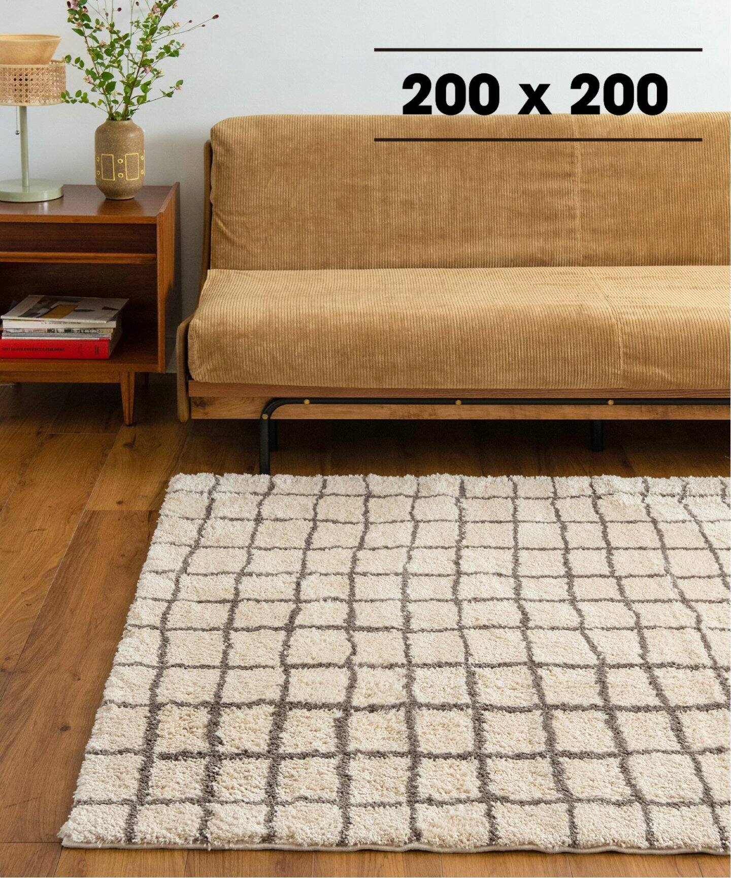 GRID RUG 200x200 グリッド ラグ（ラグ・マット）｜JOURNAL STANDARD FURNITURE（ジャーナルスタンダード ...
