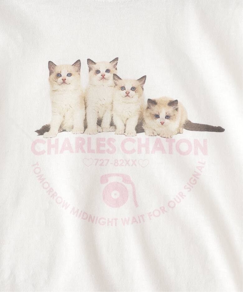 call me Chaton ロングTシャツ（Tシャツ／カットソー）｜Charles Chaton（シャルル シャトン）の通販｜BAYCREW ...