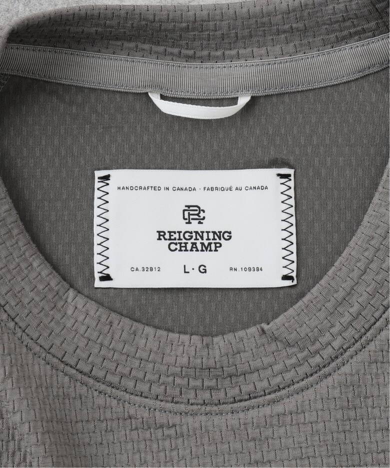 T-SHIRT - SOLOTEX MESH（Tシャツ／カットソー）｜REIGNING CHAMP（レイニングチャンプ）の通販｜BAYCREW ...