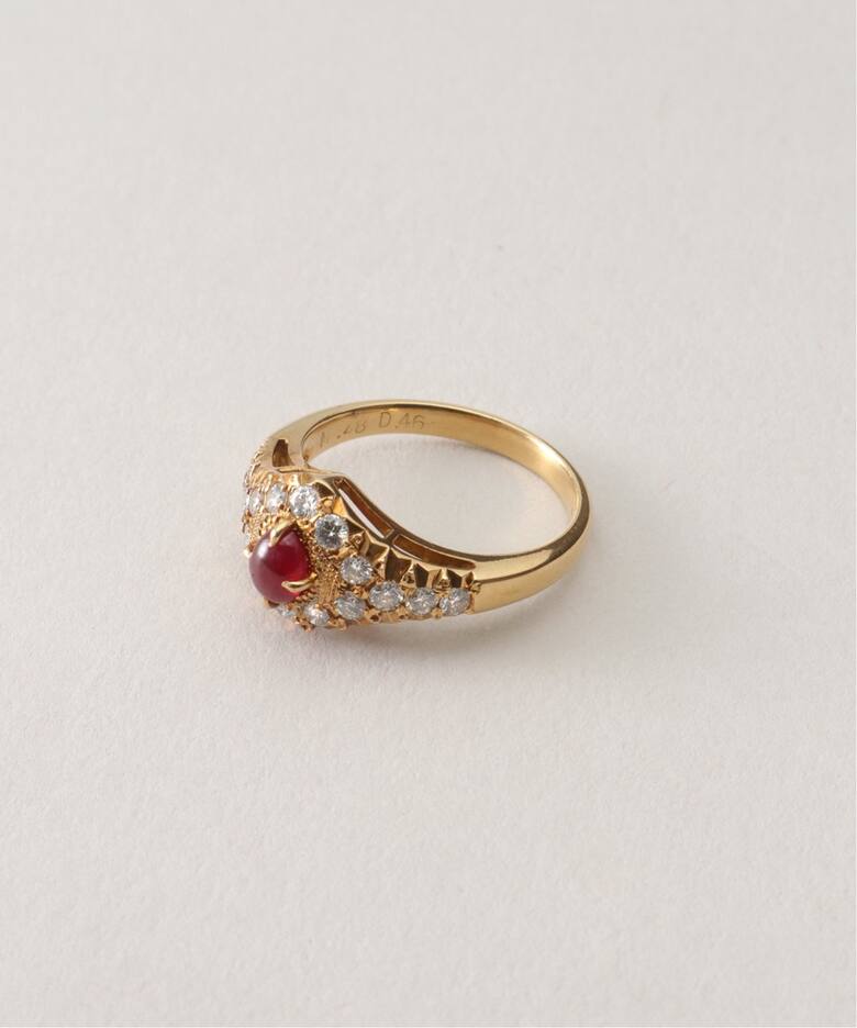 【VINTAGE DIOR/ディオール】K18・Ruby＆Diamond Ring（リング）｜ENSEMBLE（アンサンブル）の通販｜BAYCREW’S STORE