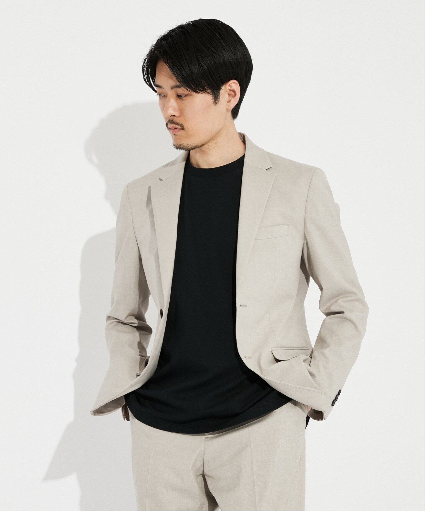 C/F シャークスキン 2ボタン ジャケット【セットアップ着用可】（テーラードジャケット）｜EDIFICE（エディフィス）の通販 ...