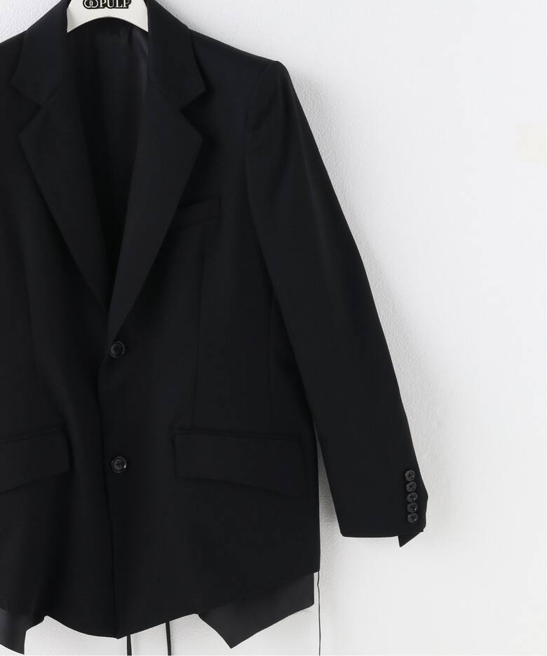 【SULVAM / サルバム】2 BUTTON GABARDINE PIPING JACKET（テーラードジャケット）｜PULP（パルプ）の通販｜BAYCREW’S STORE