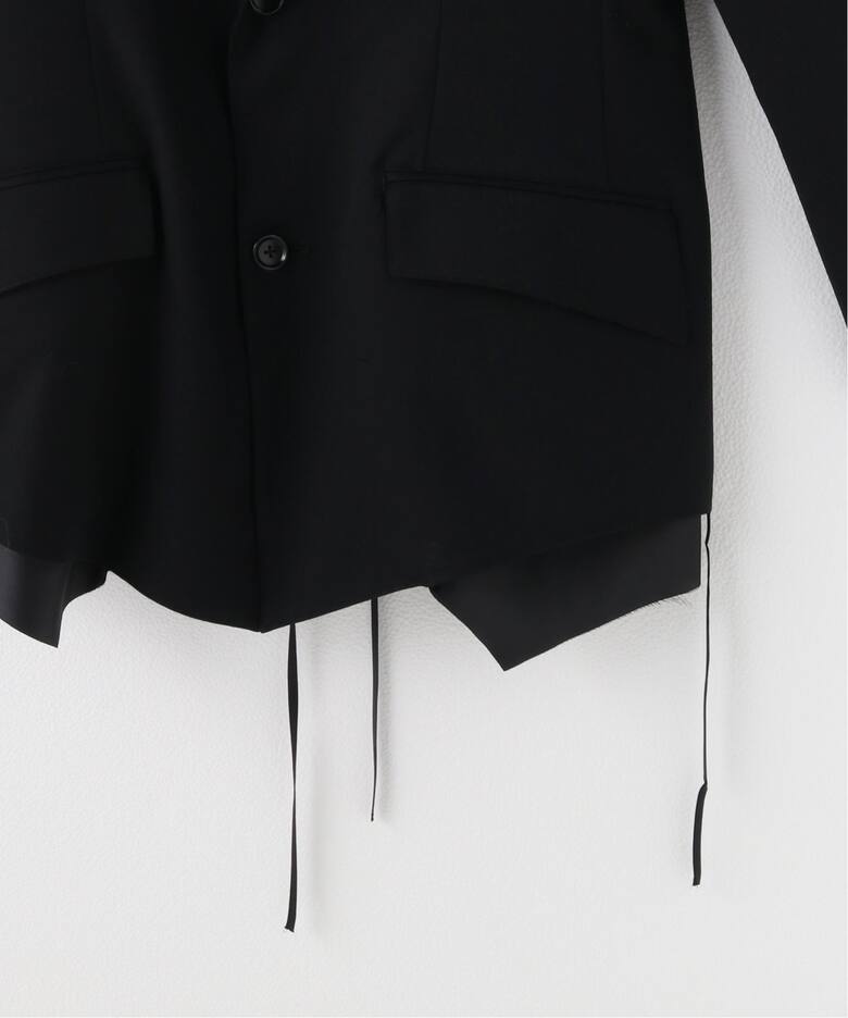 【SULVAM / サルバム】2 BUTTON GABARDINE PIPING JACKET（テーラードジャケット）｜PULP（パルプ）の通販｜BAYCREW’S STORE