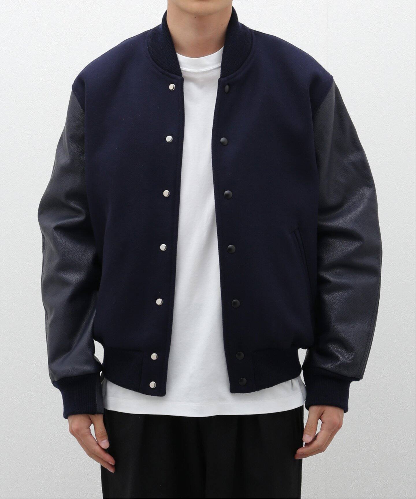 MELTON WOOL VARSITY JACKET（その他ブルゾン／アウター）｜REIGNING CHAMP（レイニングチャンプ）の通販 ...