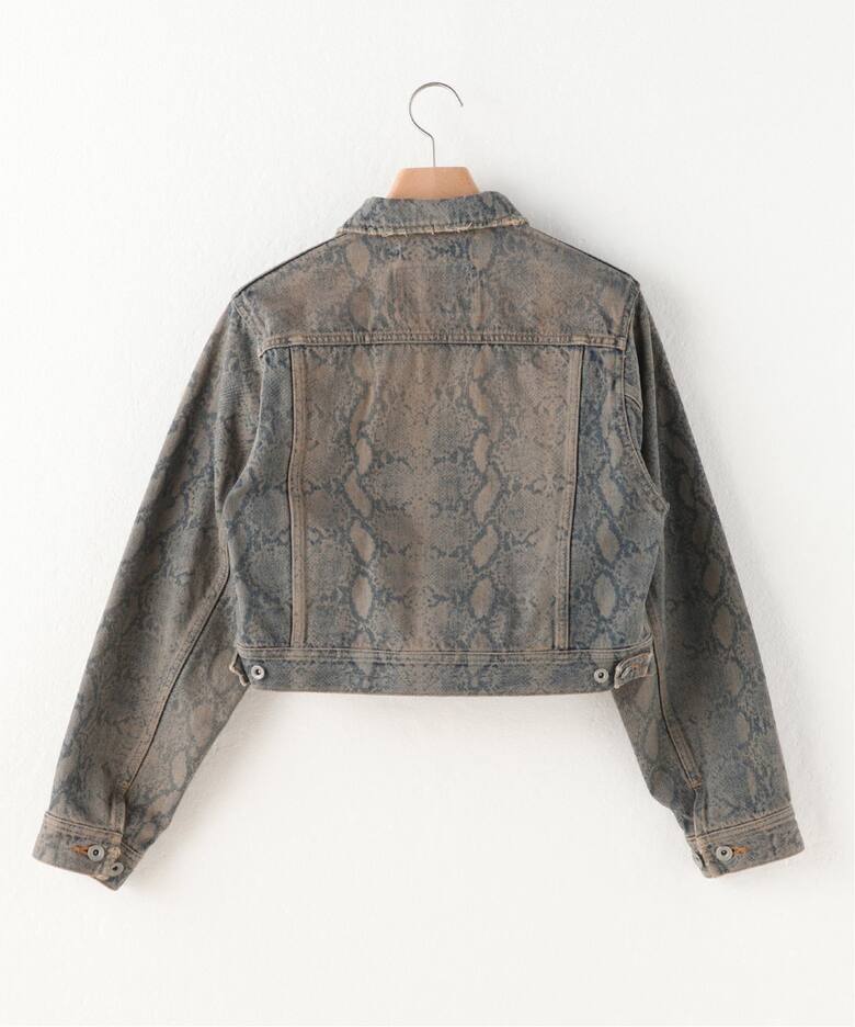 【DAIRIKU / ダイリク】Python Short Hem Denim Jacket（その他ブルゾン／アウター）｜BAYCREW'S ...