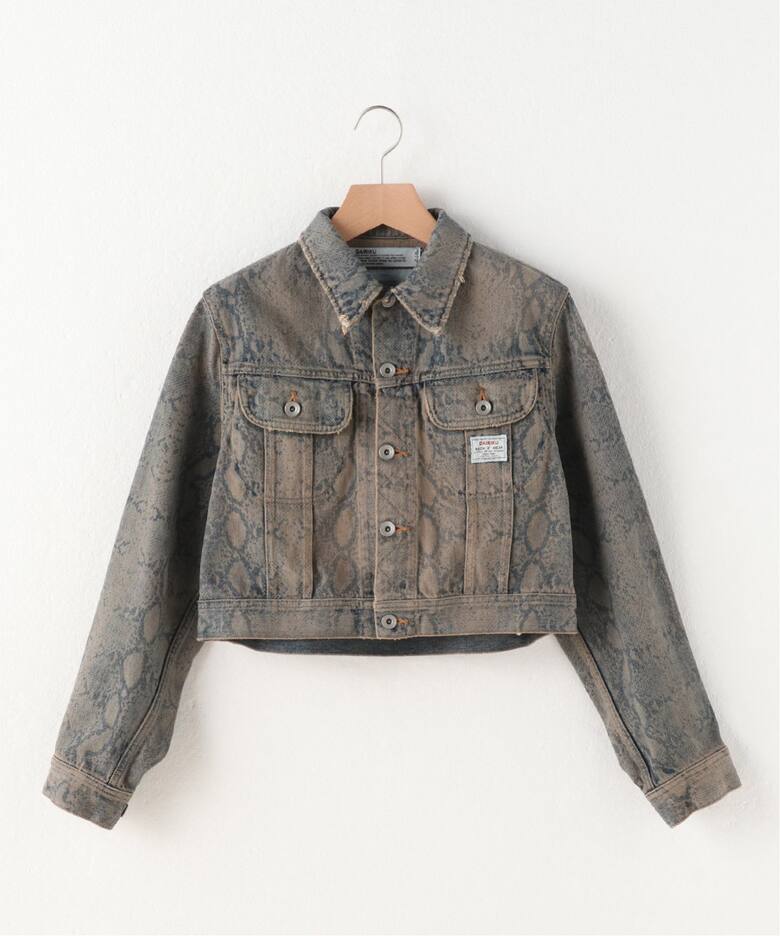 【DAIRIKU / ダイリク】Python Short Hem Denim Jacket（その他ブルゾン／アウター）｜BAYCREW'S ...