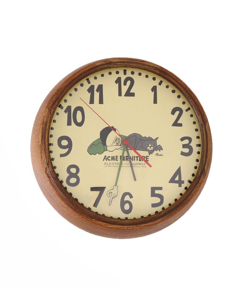 ★【花井祐介× ACME】BRIGHTON CLOCK 壁掛け時計 時計 ACME40周年限定アイテム（置き時計・掛け時計）｜ACME ...