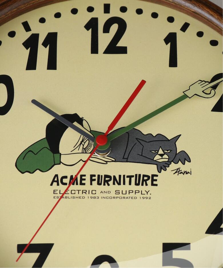★【花井祐介× ACME】BRIGHTON CLOCK 壁掛け時計 時計 ACME40周年限定アイテム（置き時計・掛け時計）｜ACME ...