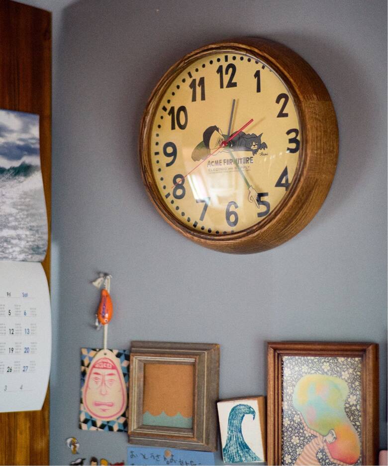 ★【花井祐介× ACME】BRIGHTON CLOCK 壁掛け時計 時計 ACME40周年限定アイテム（置き時計・掛け時計）｜ACME ...