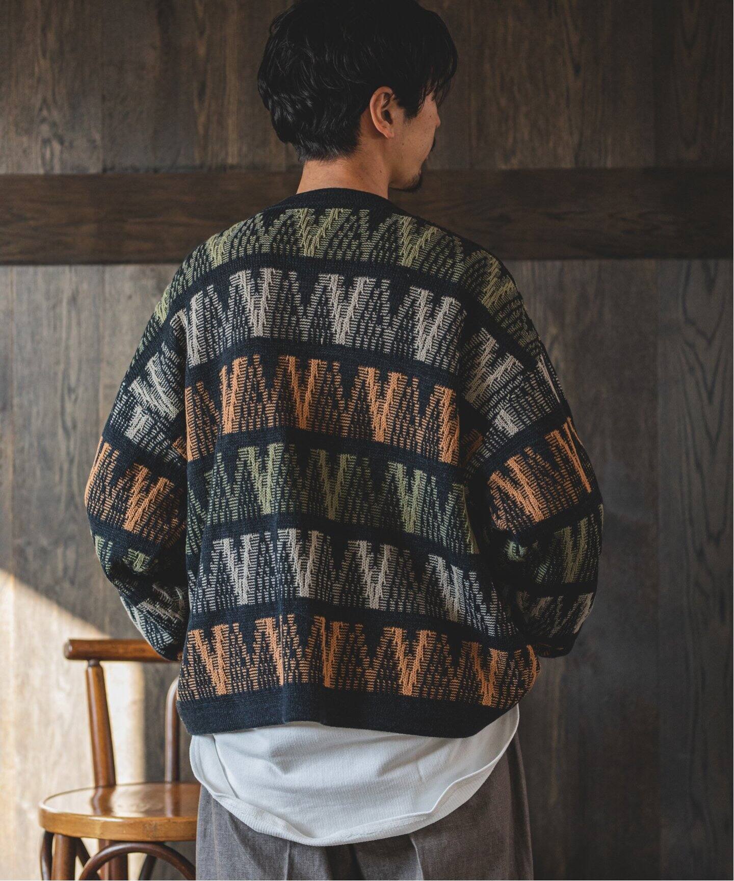 【GEOM PATTERN / ジオメパターン】ジャガード カーディガン（カーディガン）｜JOURNAL STANDARD（ジャーナル ...