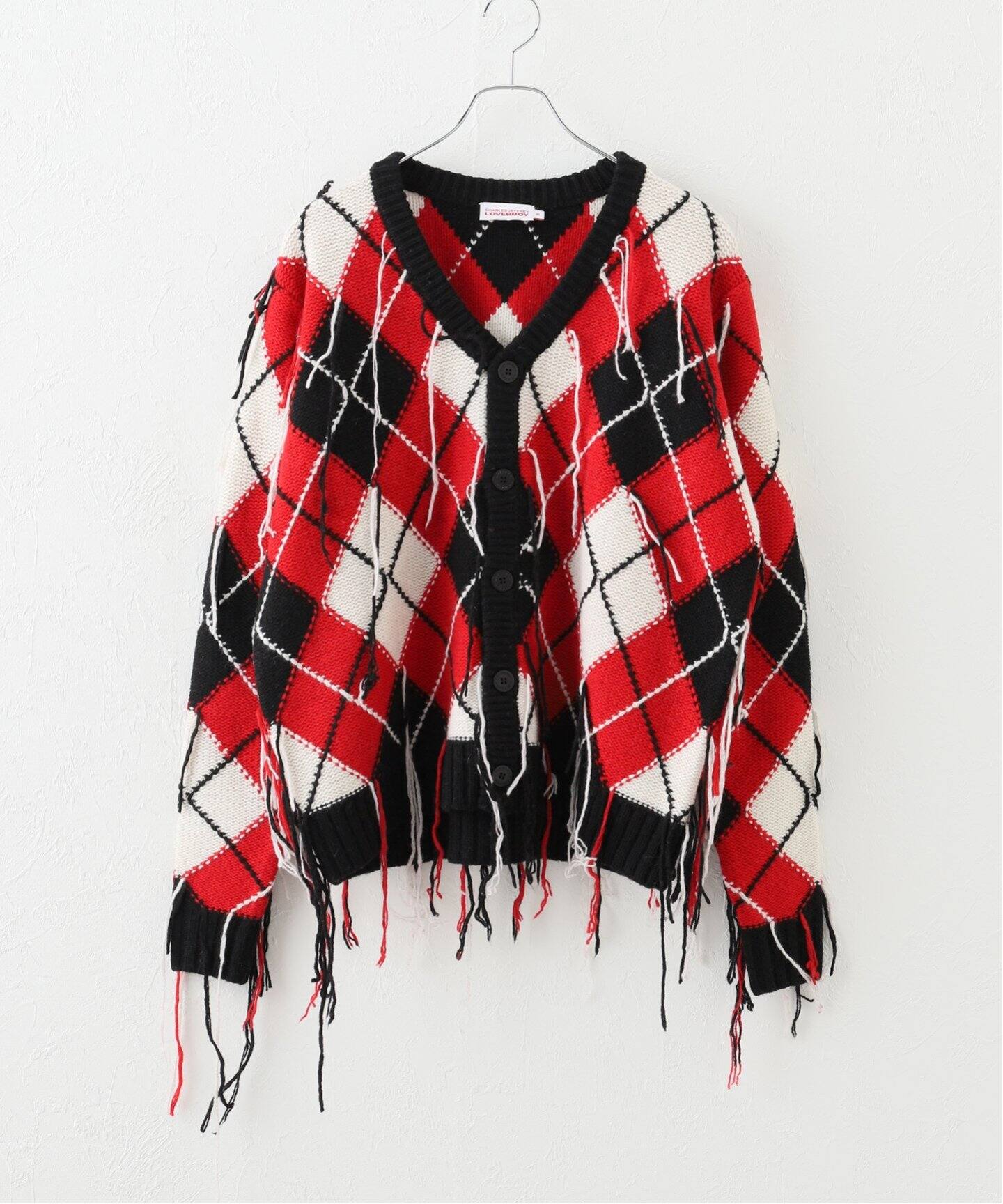 【CHARLES JEFFREY LOVERBOY】 Knitted GUDDLE ARGYLE CARDI（カーディガン）｜UNFOLLOW ...