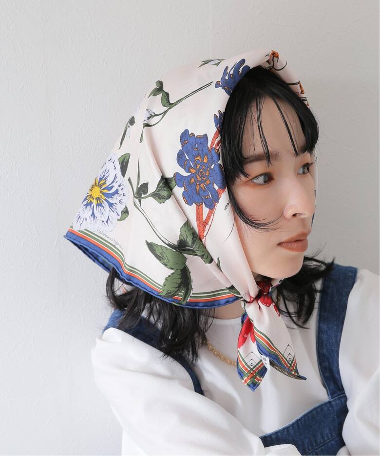 【manipuri/マニプリ】シルクスカーフ garden 65*65（スカーフ／バンダナ）｜La Totalite（ラ トータリテ）の通販｜BAYCREW’S STORE