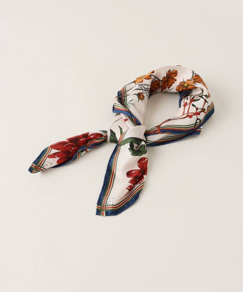 【manipuri/マニプリ】シルクスカーフ garden 65*65（スカーフ／バンダナ）｜La Totalite（ラ トータリテ）の通販｜BAYCREW’S STORE