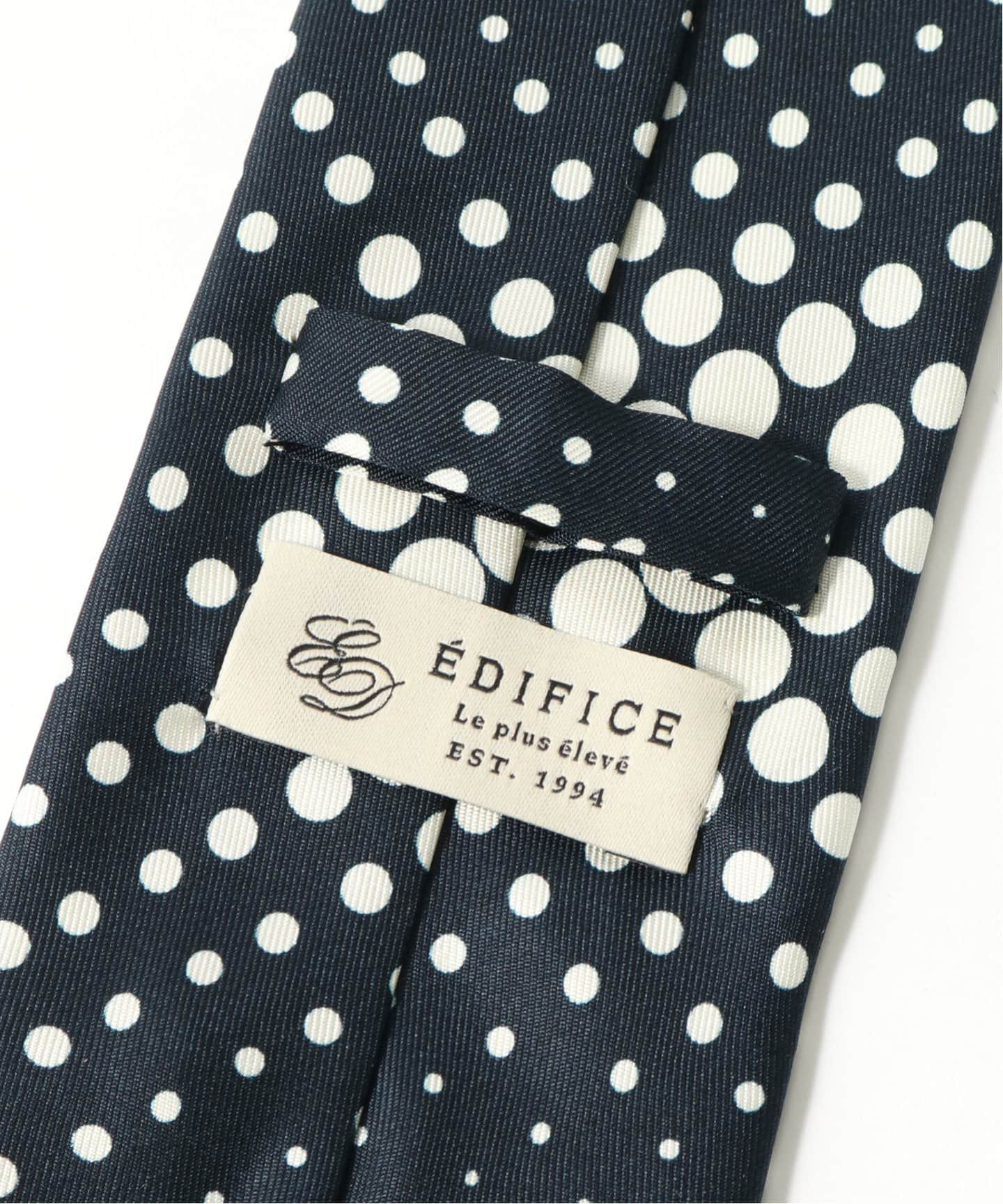 AX ITALYプリント ランダムドット タイ（ネクタイ）｜EDIFICE