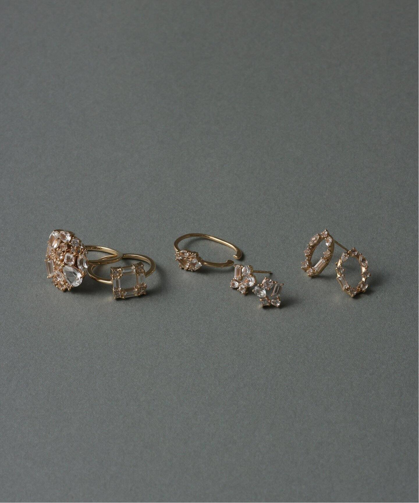 ミックスモチーフスクエアリング K10（リング）｜Lilas（リラ）の通販｜BAYCREW’S STORE