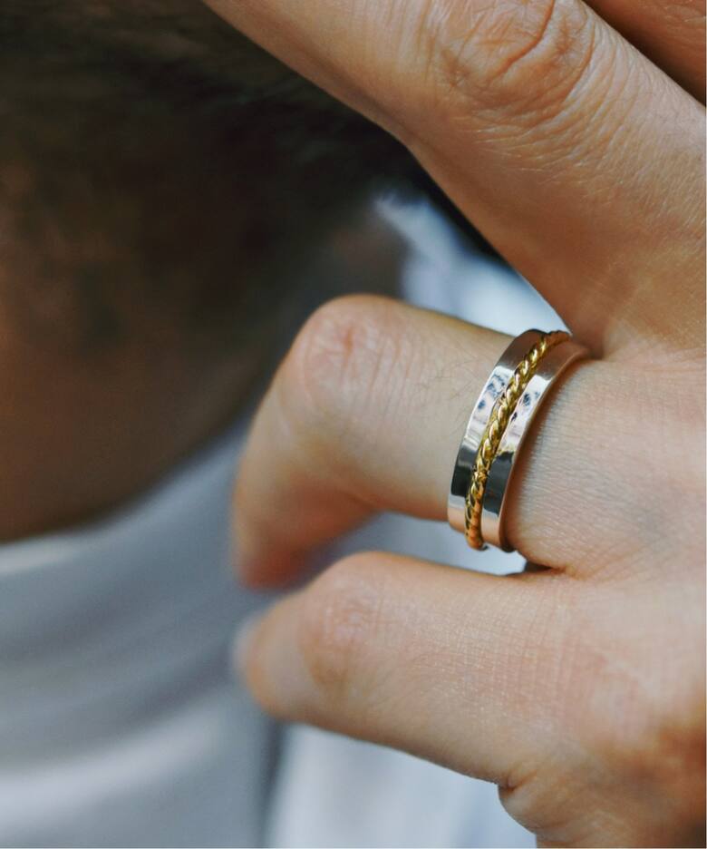 【GIGI JEWERLY / ジジ・ジュエリー】French Rope Ring #19（リング）｜WORLDLY-WISE（ワールドリー ...