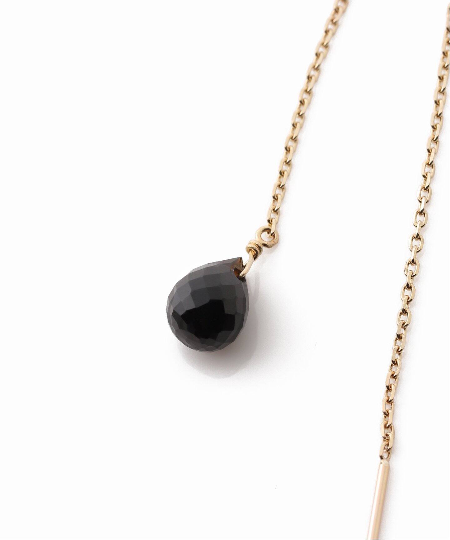 オニキスU型チェーンピアス K10（両耳）（ピアス（両耳用））｜Lilas（リラ）の通販｜BAYCREW’S STORE