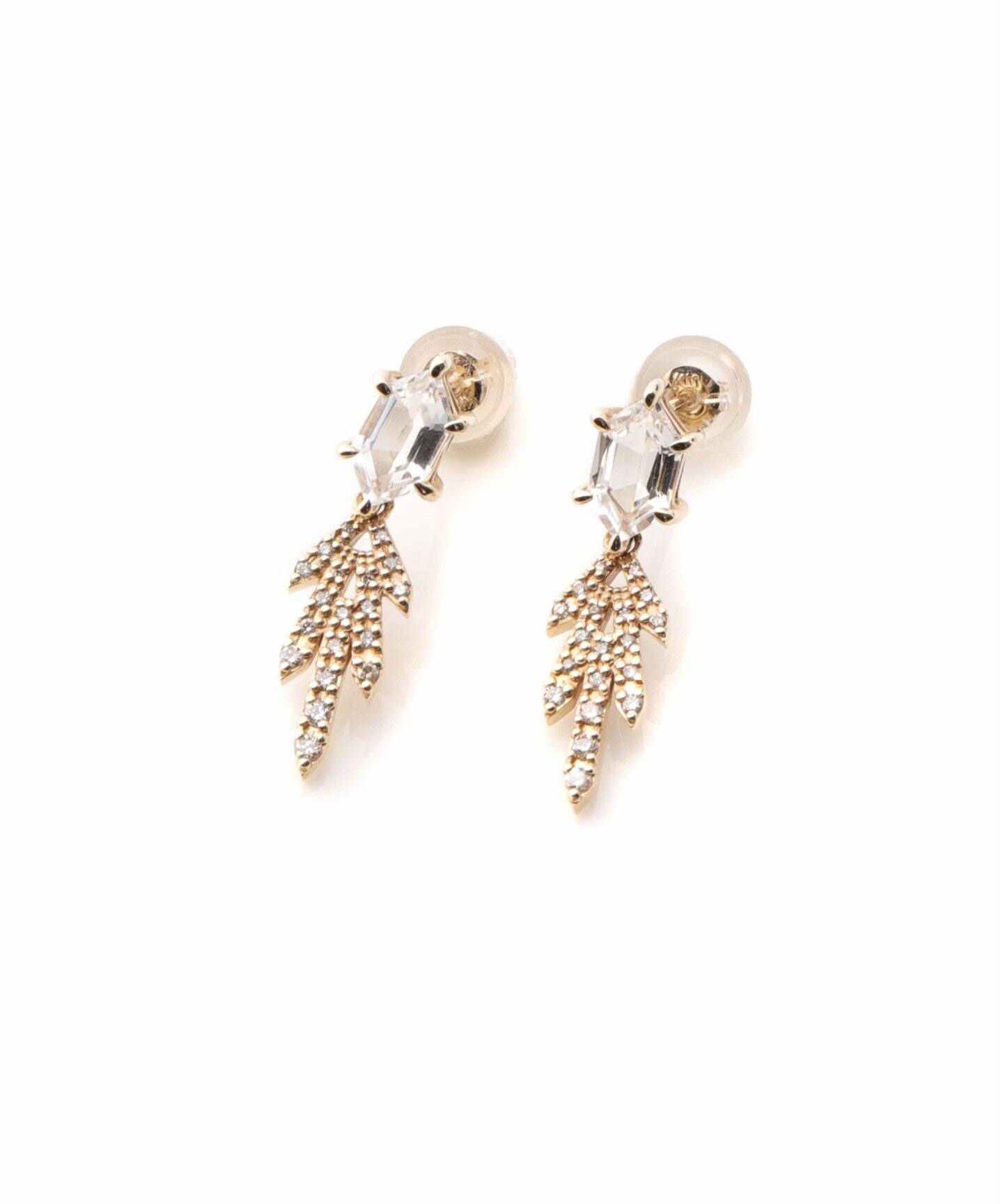 ヘキサゴン*ダイヤarrowモチーフピアス K10(両耳)（ピアス（両耳用））｜Lilas（リラ）の通販｜BAYCREW’S STORE