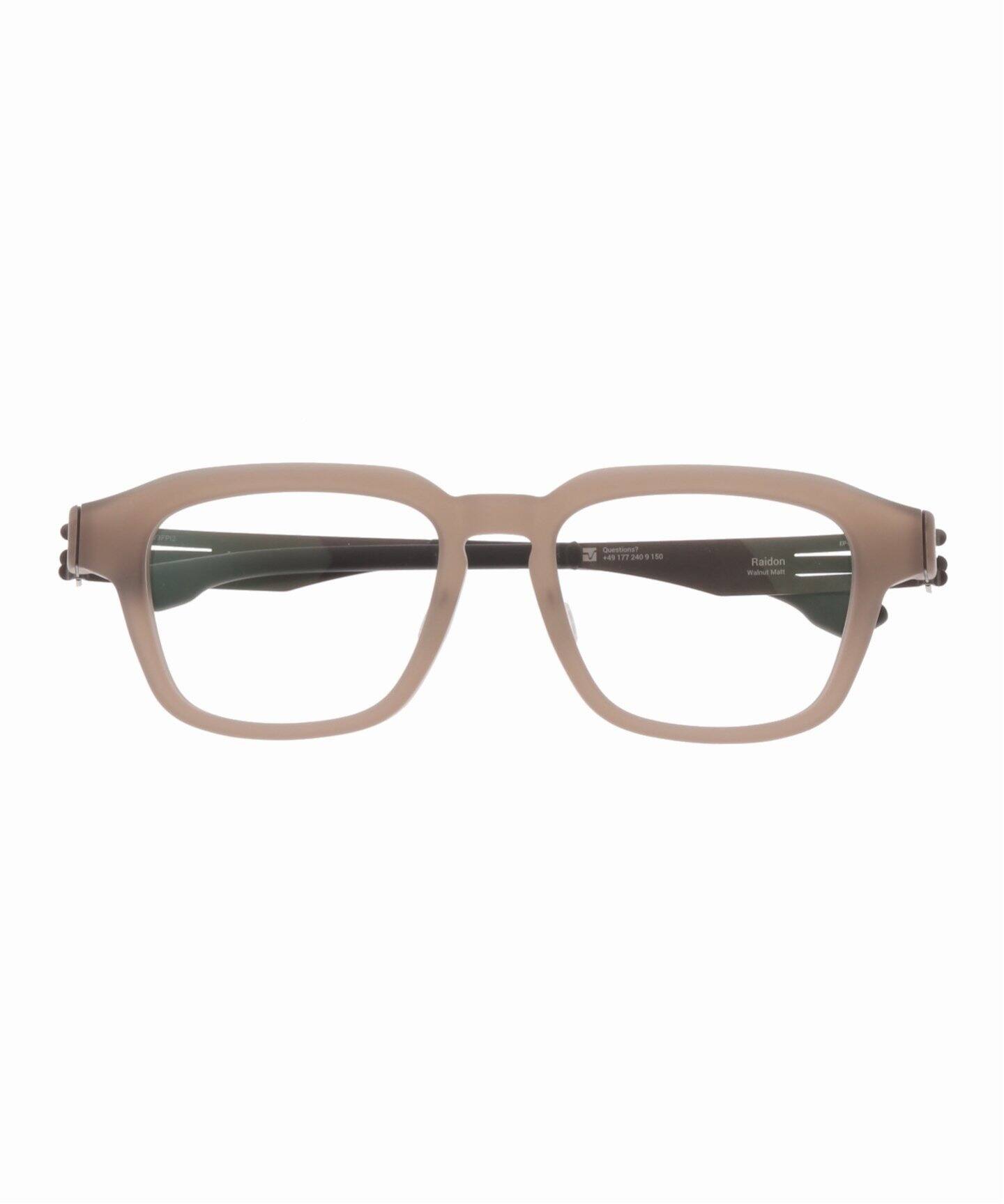 【ic!berlin/アイシーベルリン】Raidon Walnut-Matt Optical（メガネ）｜EYETHINK（アイシンク）の通販｜BAYCREW’S STORE
