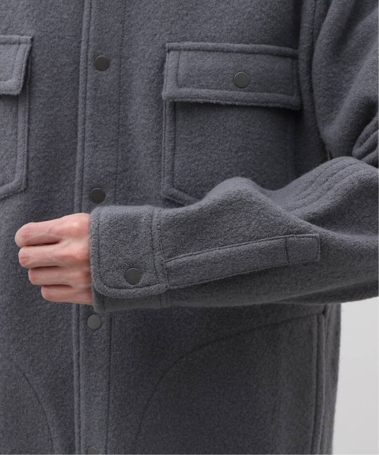 BOILED WOOL WARDEN OVERSHIRT（ボア・フリース）｜REIGNING CHAMP（レイニングチャンプ）の通販 ...