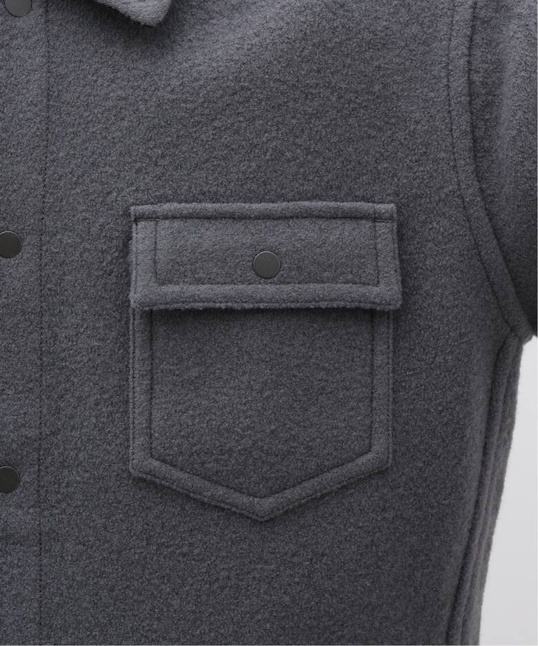 BOILED WOOL WARDEN OVERSHIRT（ボア・フリース）｜REIGNING CHAMP（レイニングチャンプ）の通販 ...