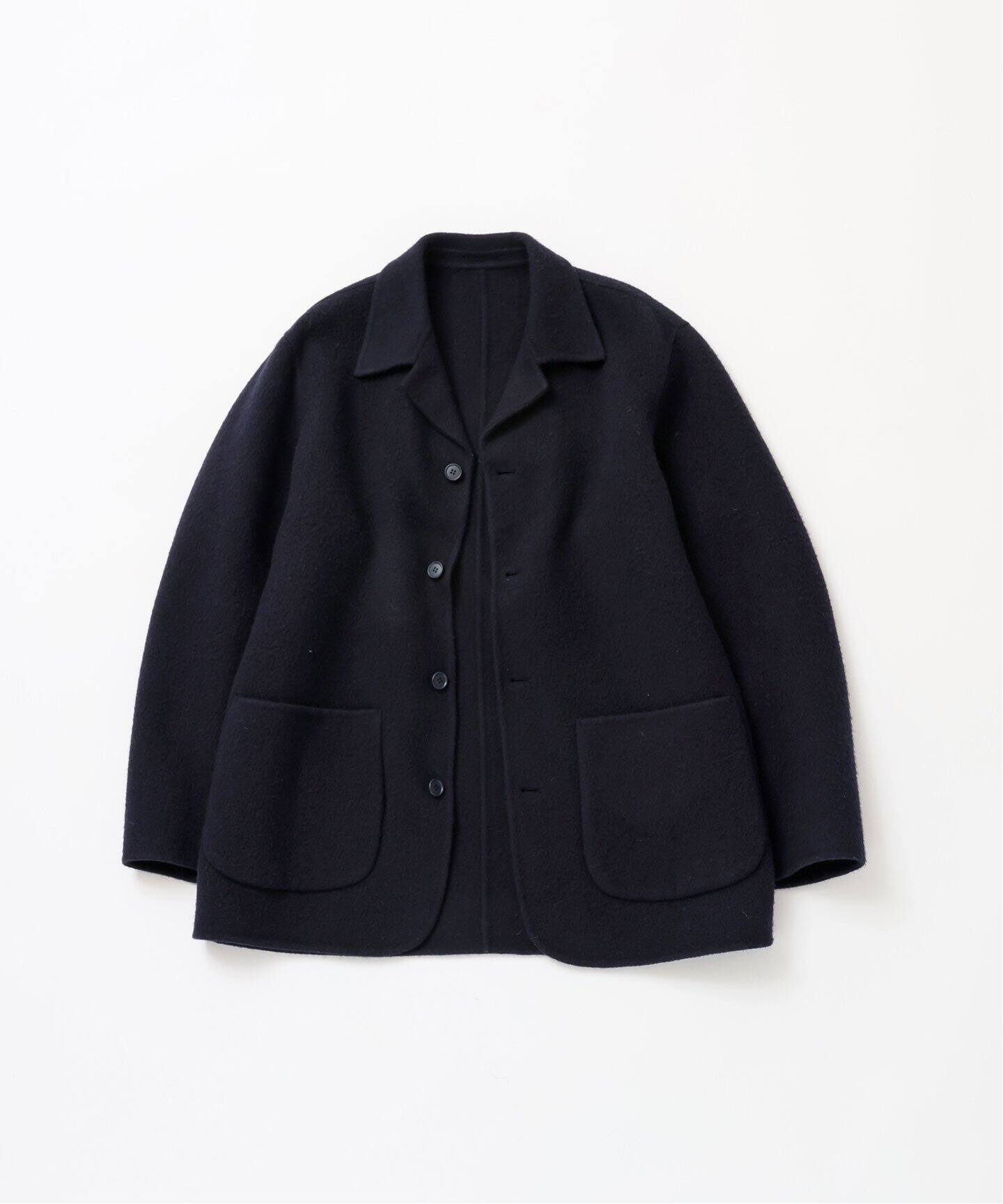 FOLL /フォル】brushed napping rever blouson