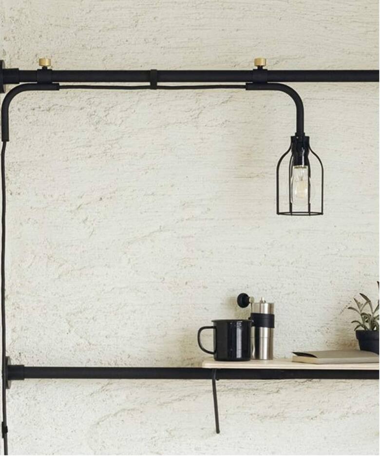 【DRAWALINE/ドローアライン】 001 Tension Rod A + 007 Lamp A set（家電）｜JOURNAL STANDARD FURNITURE（ジャーナル ...
