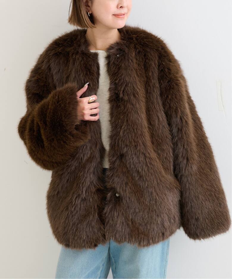 【GHOSPELL/ゴスペル】 Rylee Faux Fur Coat（その他ブルゾン／アウター）｜U by SPICK&SPAN（ユーバイス ...
