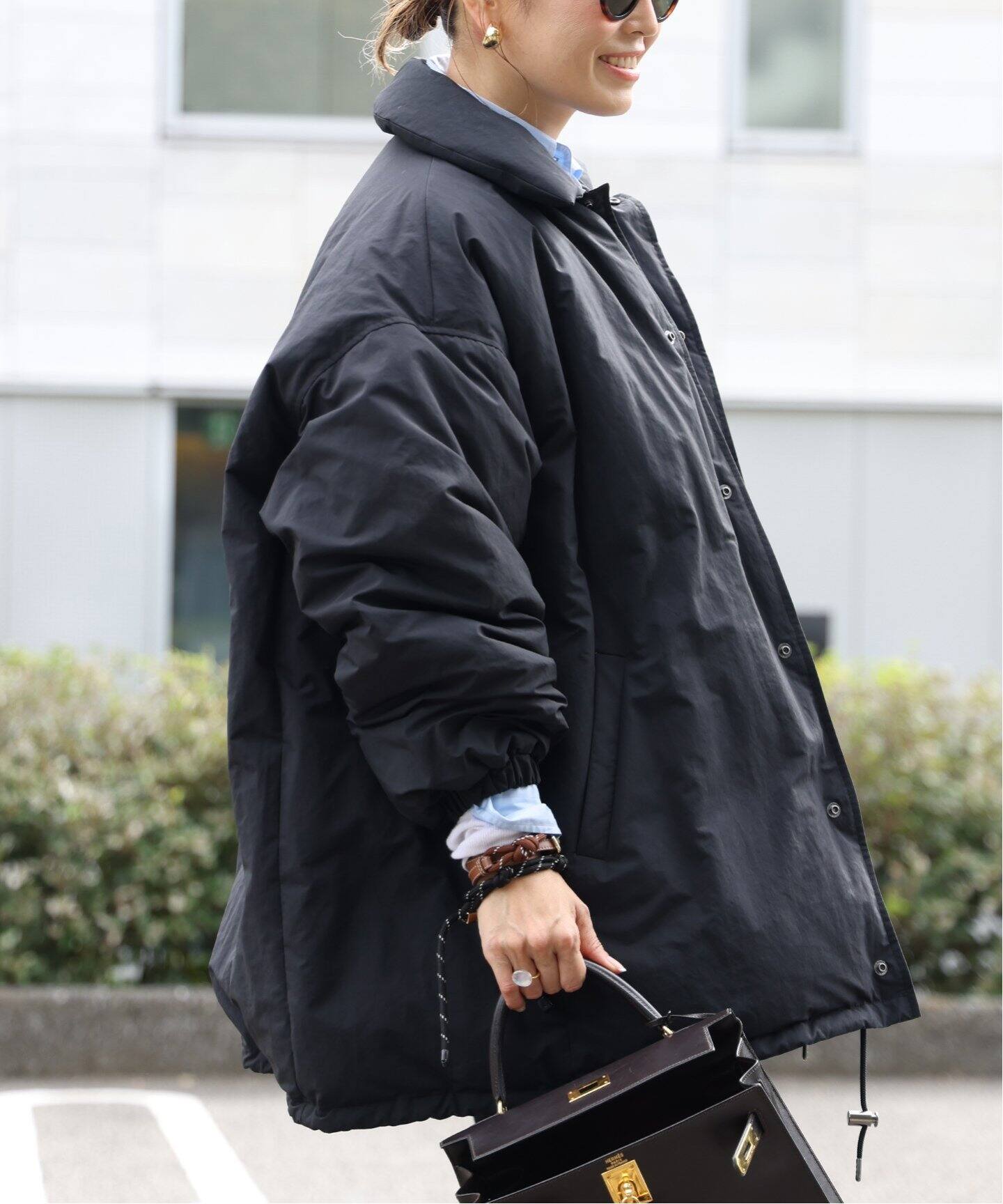 新品【CALUX/キャラクス】PUFFER COACH JACKET - ダウンジャケット