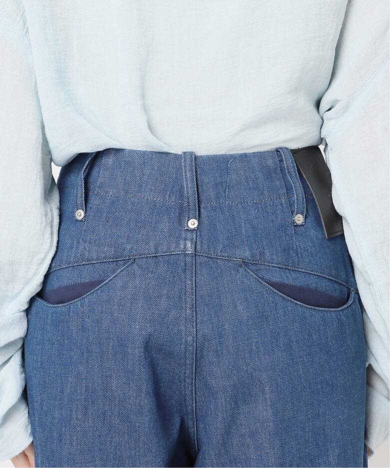 LIVINGTONE NAJA Crazy pattern with slit 別注 LT-NAJA-06：デニム（デニムパンツ・ジーンズ ...