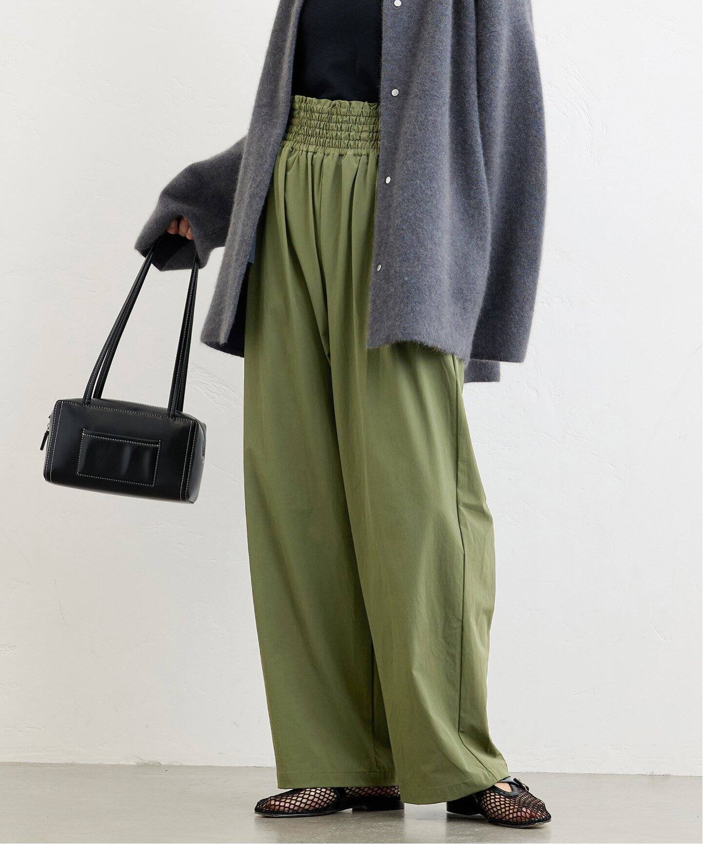 《WEB限定追加5》【接触冷感/防しわ/洗える/撥水】ナイロンストレッチワイドパンツ（その他パンツ）｜JOURNAL STANDARD ...