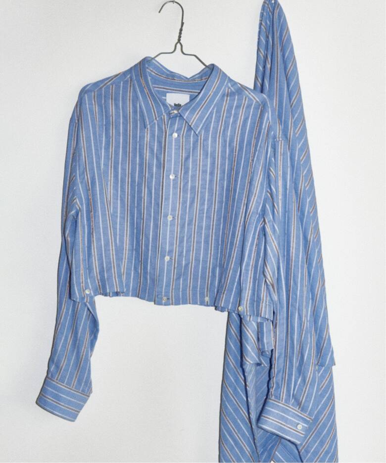 Hedie.+ Triple Cloth Striped Long Shirt（シャツ／ブラウス）｜EDIFICE（エディフィス）の通販 ...