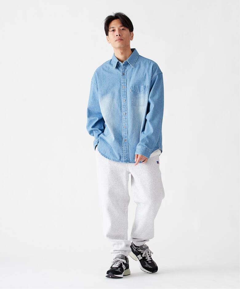 DENIM OVER シャツ（シャツ／ブラウス）｜B.C STOCK（ベーセーストック）の通販｜BAYCREW’S STORE