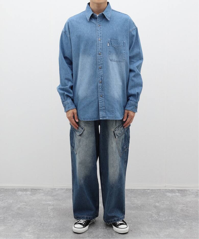 DENIM OVER シャツ（シャツ／ブラウス）｜B.C STOCK（ベーセーストック）の通販｜BAYCREW’S STORE
