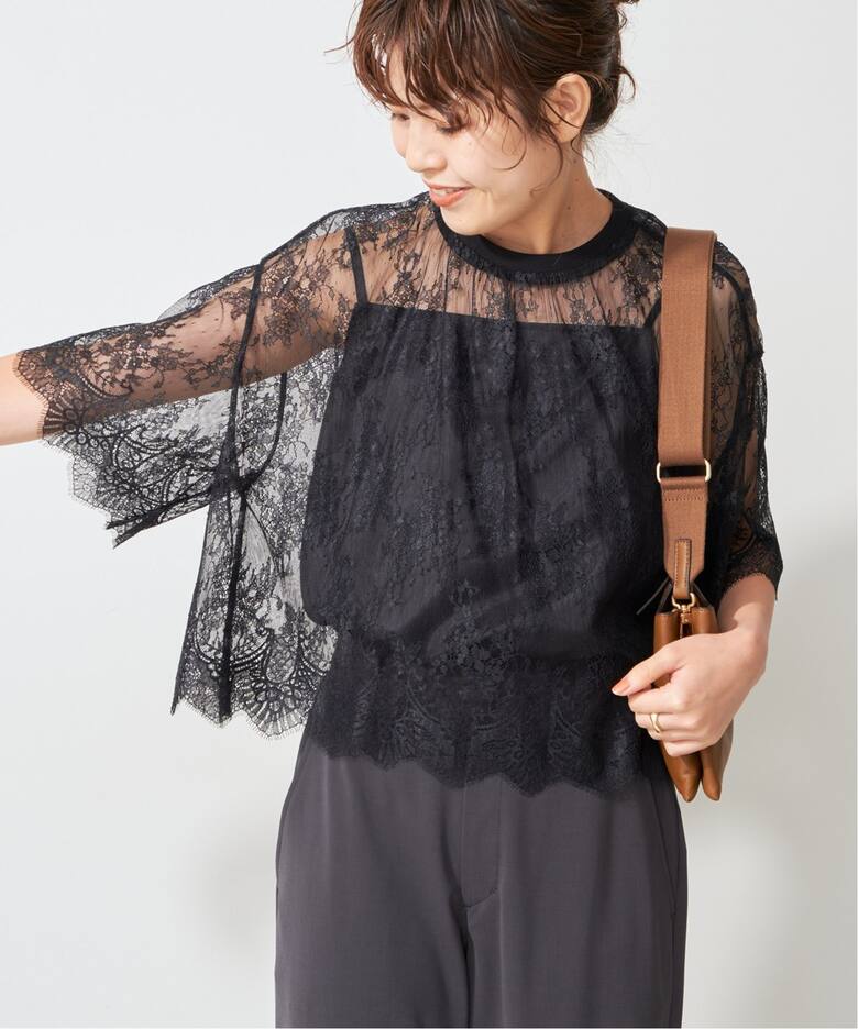 レースクロップドプルオーバー（シャツ／ブラウス）｜Spick & Span（スピック＆スパン）の通販｜BAYCREW’S STORE