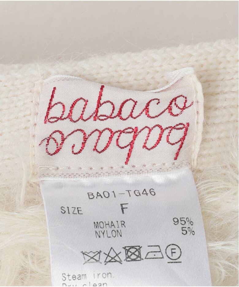 babaco/ババコ Hand Knit Mohair Fur Mini スカート BA01-TG46（その他スカート）｜IENA（イエナ）の ...