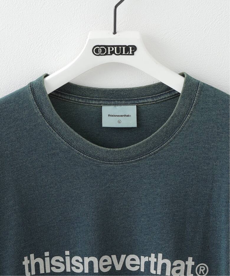【thisisneverthat / ディスイズネバーザット】T-LOGO LS TEE（Tシャツ／カットソー）｜PULP（パルプ）の通販｜BAYCREW’S STORE