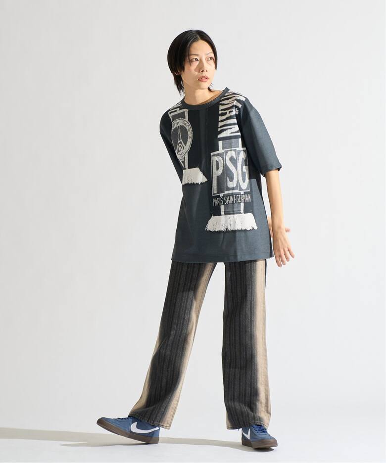 【PSG / パリ・サン＝ジェルマン】 JP Vintage Scarf Printed uniform-lik（Tシャツ／カットソー ...