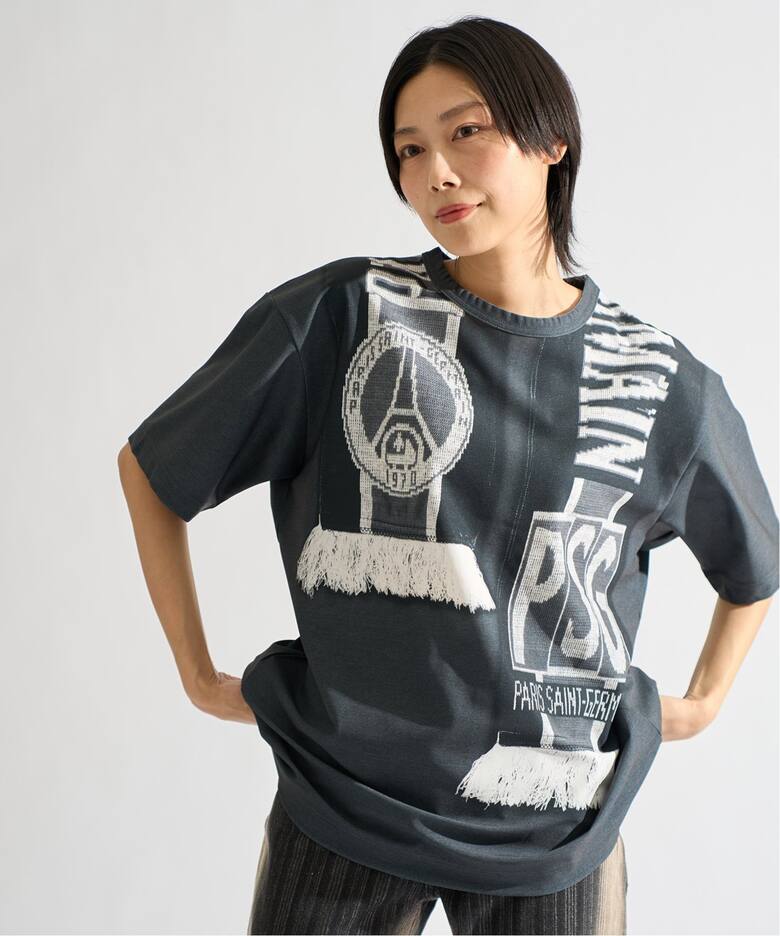 【PSG / パリ・サン＝ジェルマン】 JP Vintage Scarf Printed uniform-lik（Tシャツ／カットソー ...