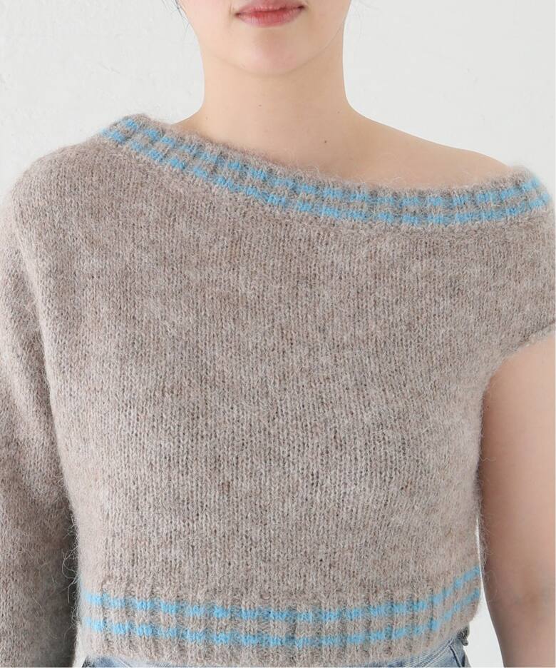 【ARTHUR / アーサー】 SINGLE SHOULDER FLUFF SWEATER：ニット（ニット／セーター）｜Oriens ...