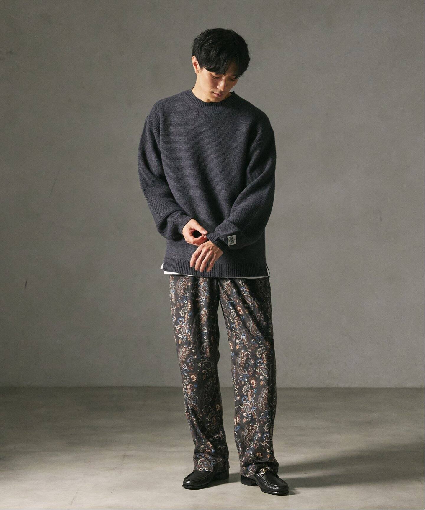 HAMILTON WOOL ガーター クルーネックニット（ニット／セーター）｜JOURNAL STANDARD relume（ジャーナル ...