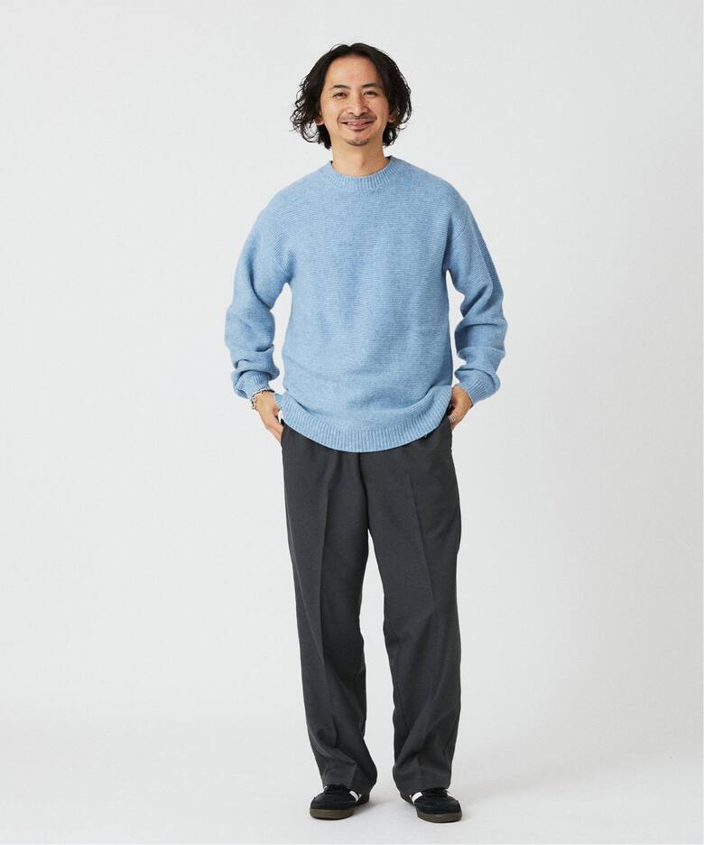 HAMILTON WOOL ガーター クルーネックニット（ニット／セーター）｜JOURNAL STANDARD relume（ジャーナル ...