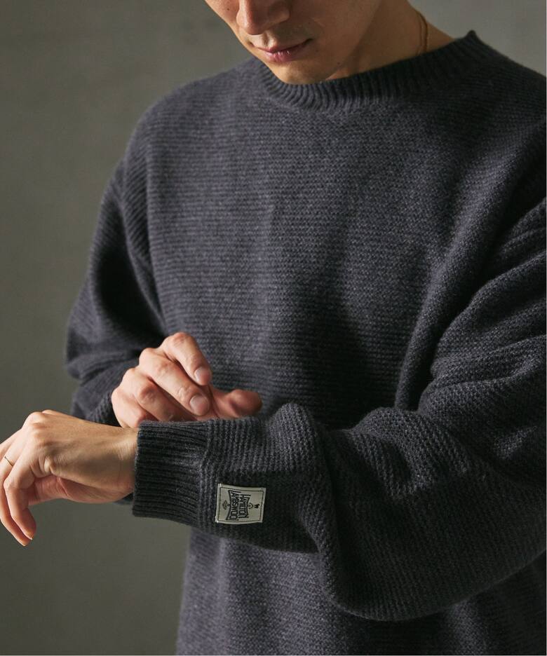 HAMILTON WOOL ガーター クルーネックニット（ニット／セーター）｜JOURNAL STANDARD relume（ジャーナル ...