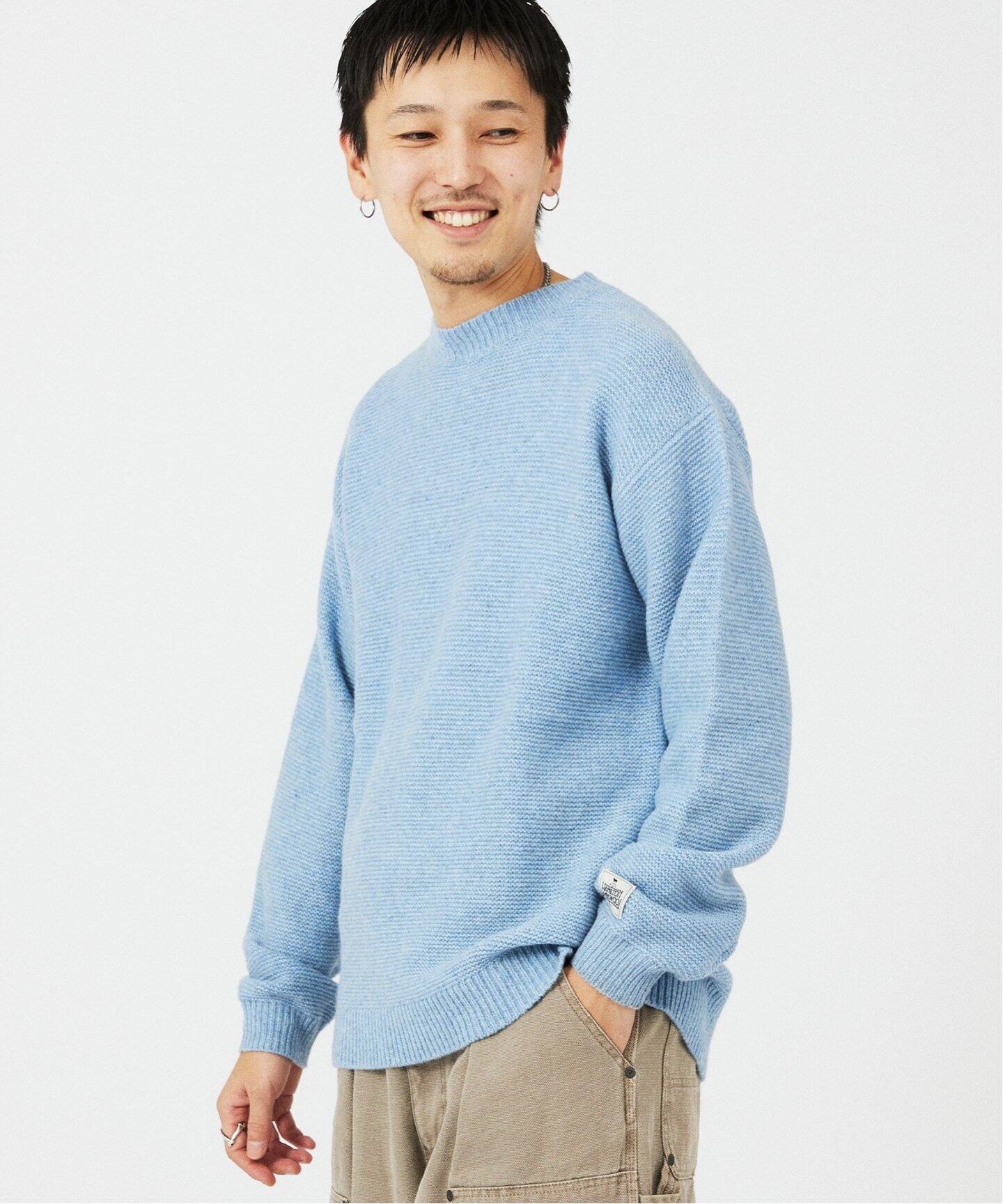 HAMILTON WOOL ガーター クルーネックニット（ニット／セーター）｜JOURNAL STANDARD relume（ジャーナル ...
