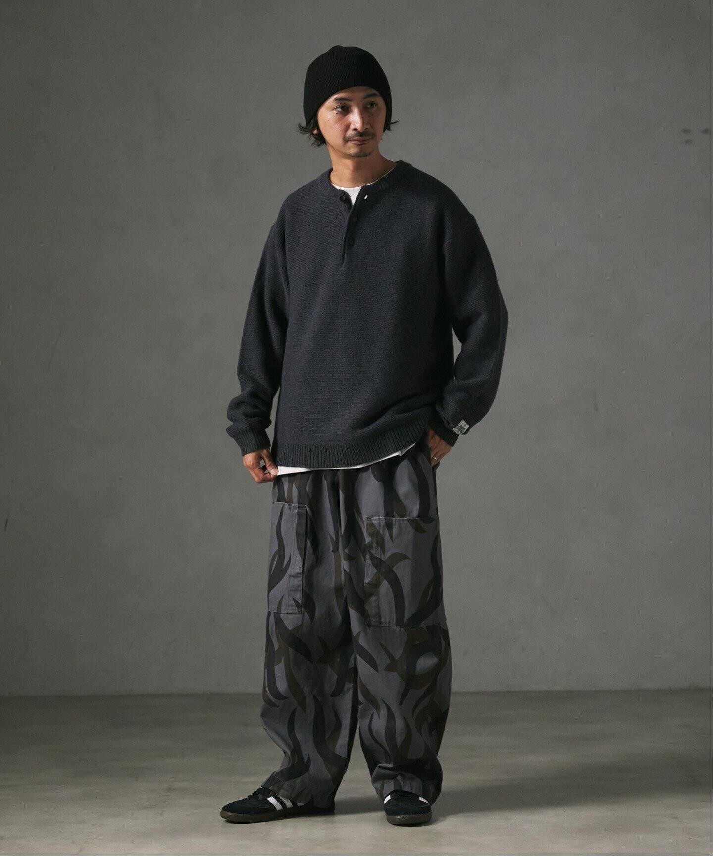 HAMILTON WOOL ガーター ヘンリーネックニット（ニット／セーター）｜JOURNAL STANDARD relume（ジャーナル ...